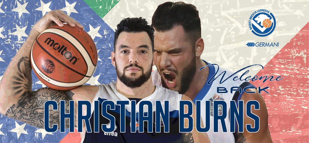 UFFICIALE - Christian Burns firma con la Pallacanestro Brescia