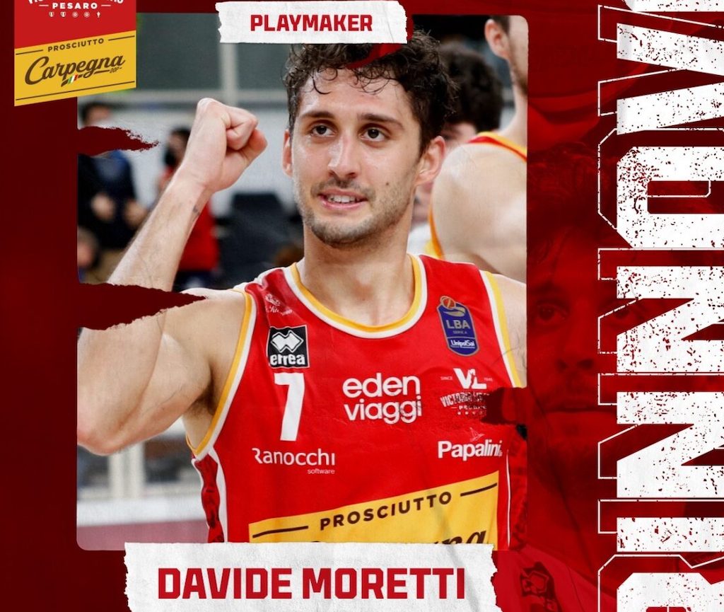 Davide Moretti firma un biennale con la VL Pesaro