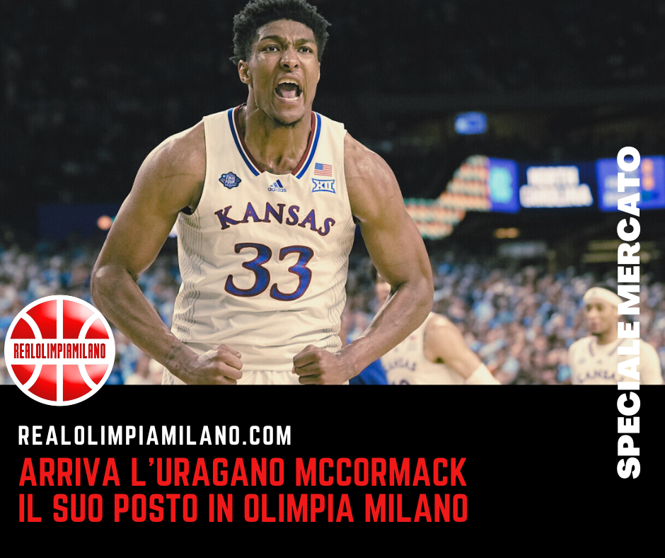 Arriva l'uragano David McCormack. Il suo posto in Olimpia Milano, il ...