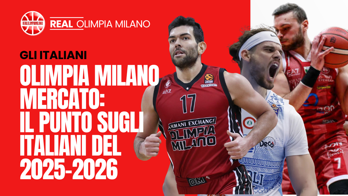 Olimpia Milano Mercato, il punto sugli italiani. Pippo Ricci rinnova