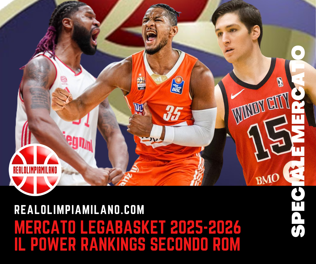 Mercato LBA 2025-2026, un primo Power Rankings. Tutte dietro a Olimpia ...