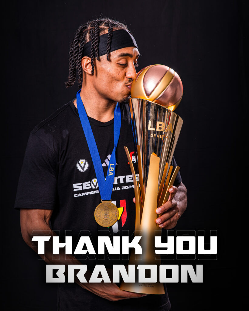 Brandon Taylor lascia la Virtus Bologna. L'uomo Scudetto se ne va ...